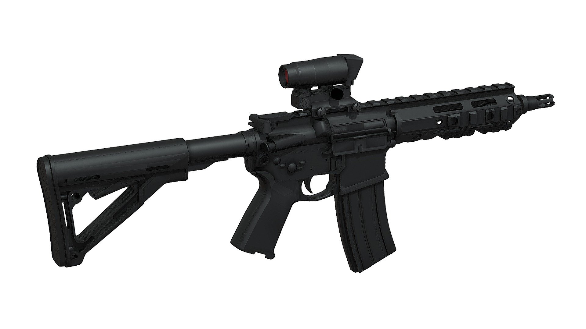 M4C Assault Rifle .dae Collada - 3D model by momsboxtv [483086e ...