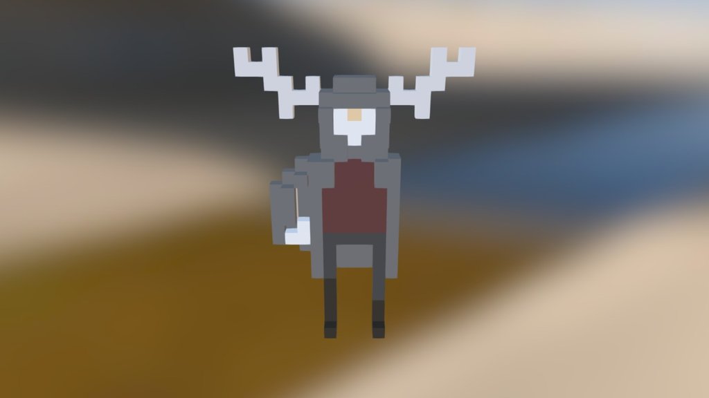 moose sprite - 3D model by picchinoper [4832828] - Sketchfab