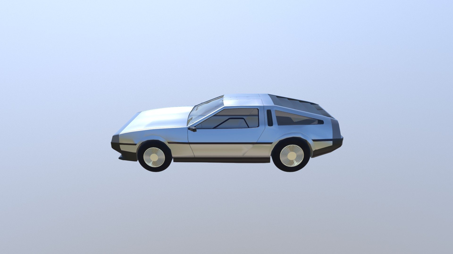 DeLorean - 3D model by RichardAmos [48337fd] - Sketchfab