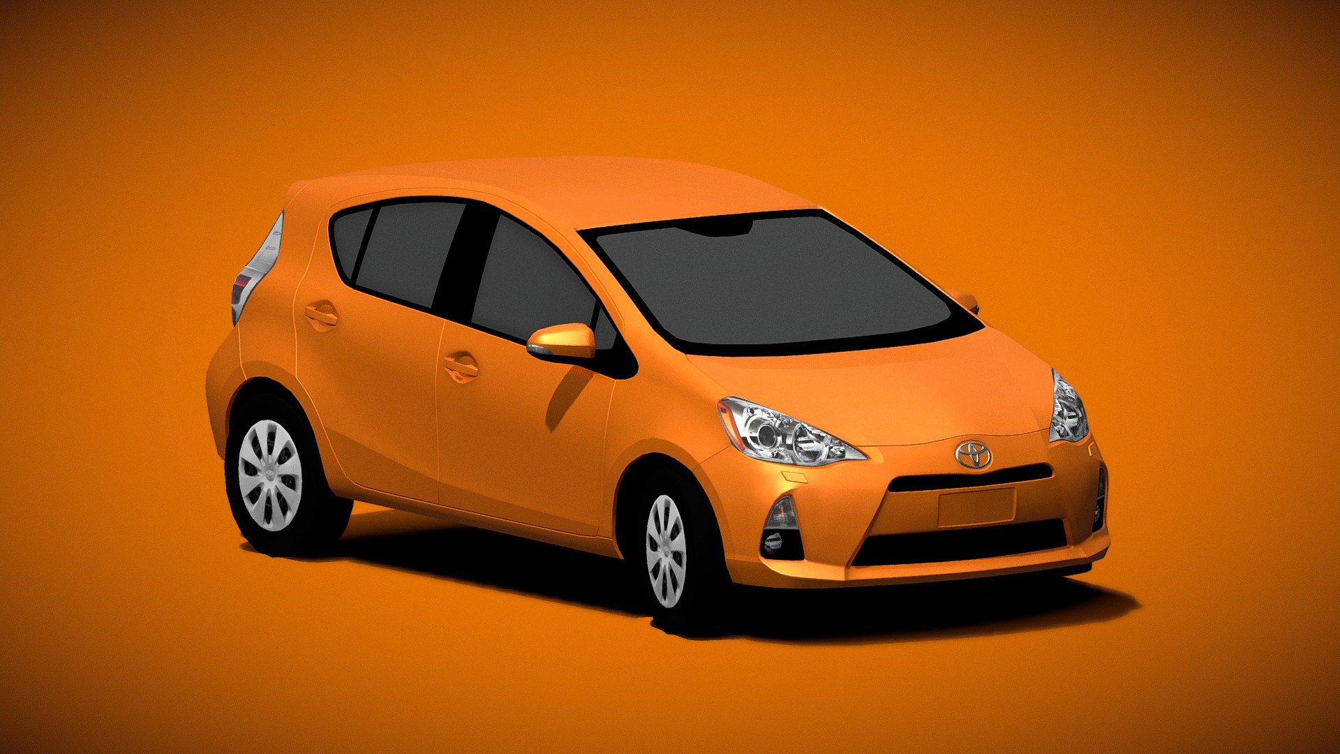 2012 Toyota Prius c - Download Free 3D model by CharlieAsunci ...