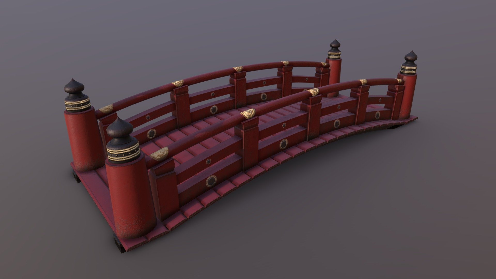 Japanese Shrine Bridge - 3D model by Kimberly Julian (@kim.julian ...