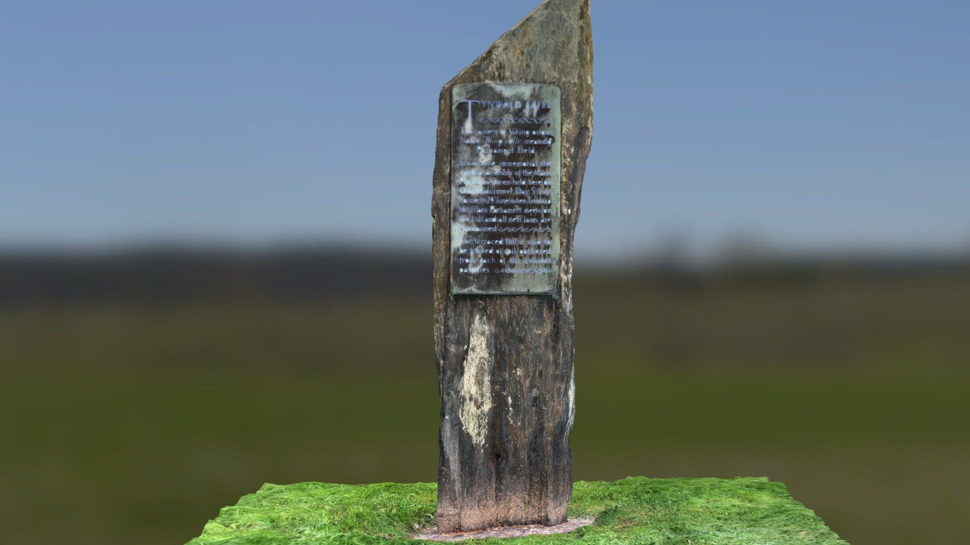 Tynwald Stone - Download Free 3D model by Megalith Archive ...