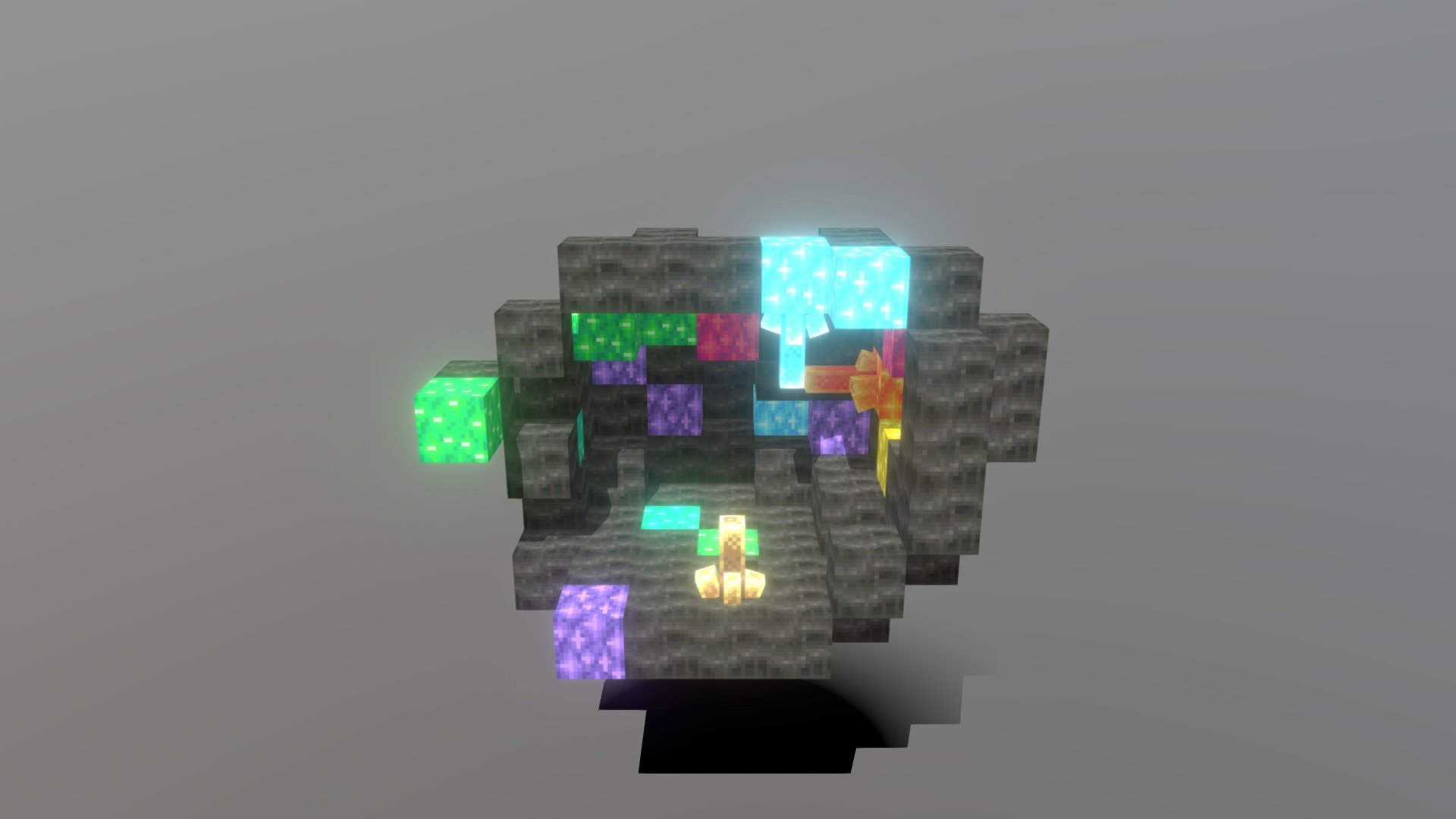 Crystal Cave - 3D model by glebsans666 (@glebsans.677) [4838578 ...