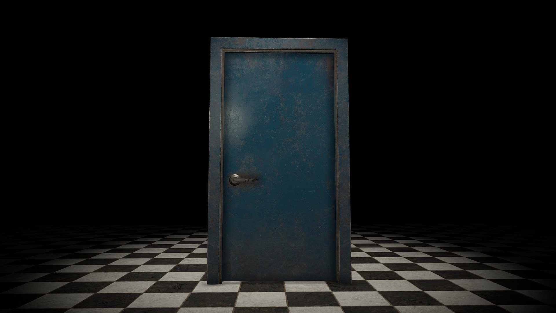 Low poly door #02 - 3D model by sergeilihandristov [483acff] - Sketchfab
