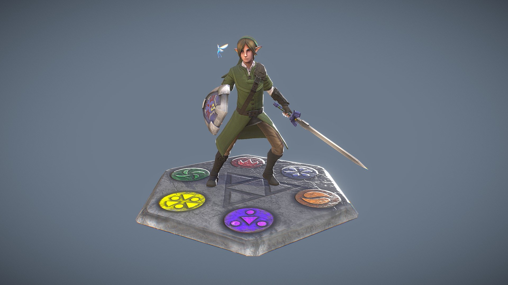 Link - Legend of Zelda - 3D model by theStoff [483cc2c] - Sketchfab