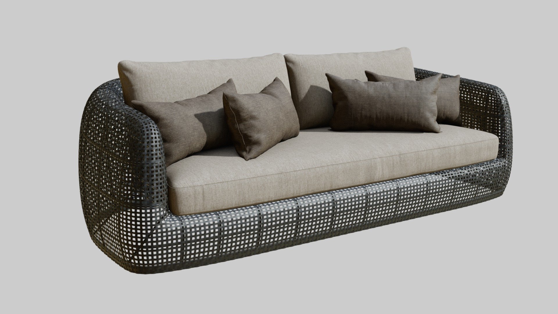 Restoration Hardware Gemini Sofa - 3D model by 3detto [483cc3a] - Sketchfab