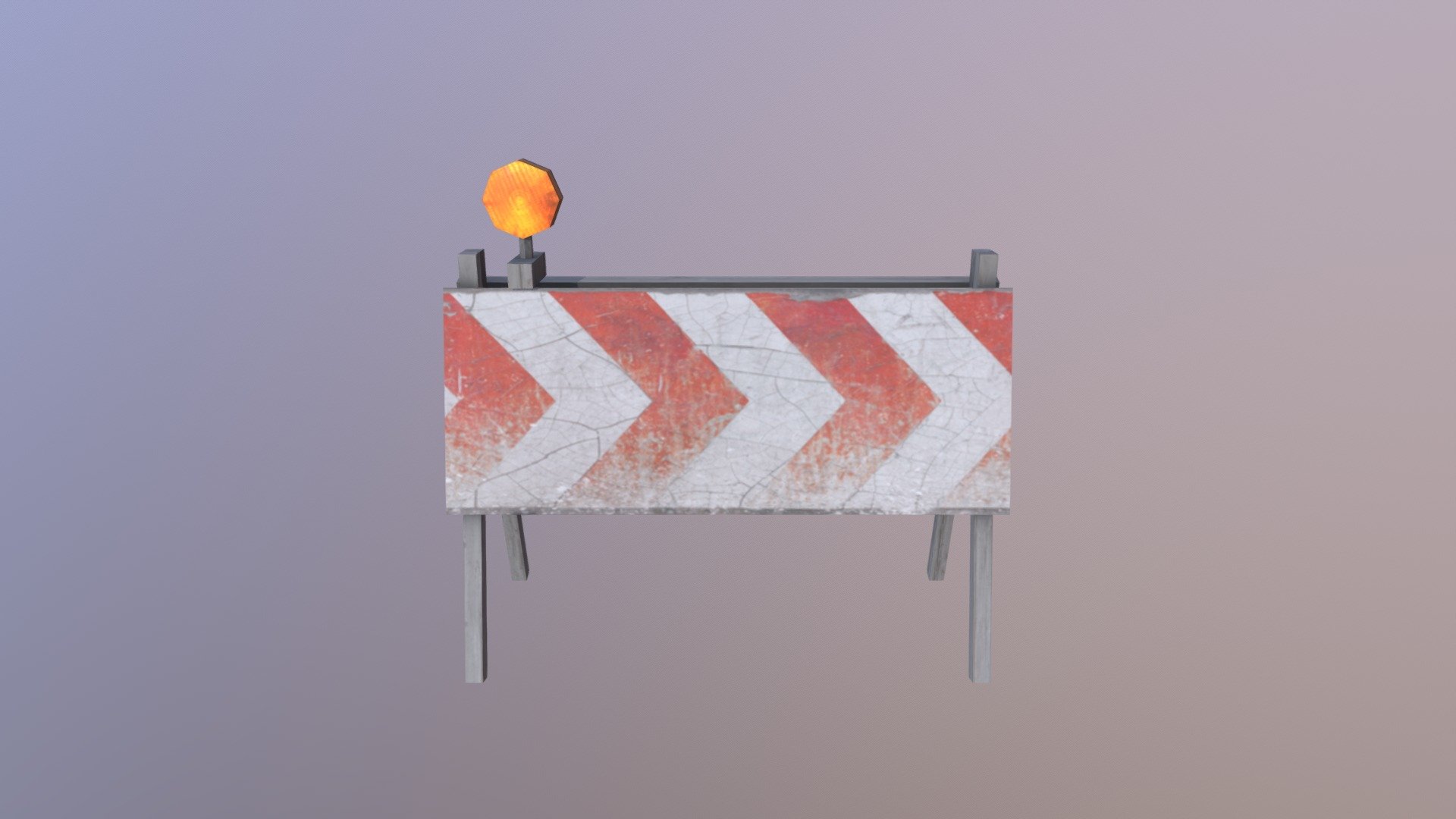 Construction Sign - 3D model by Daniel Medina (@julianinsilico ...