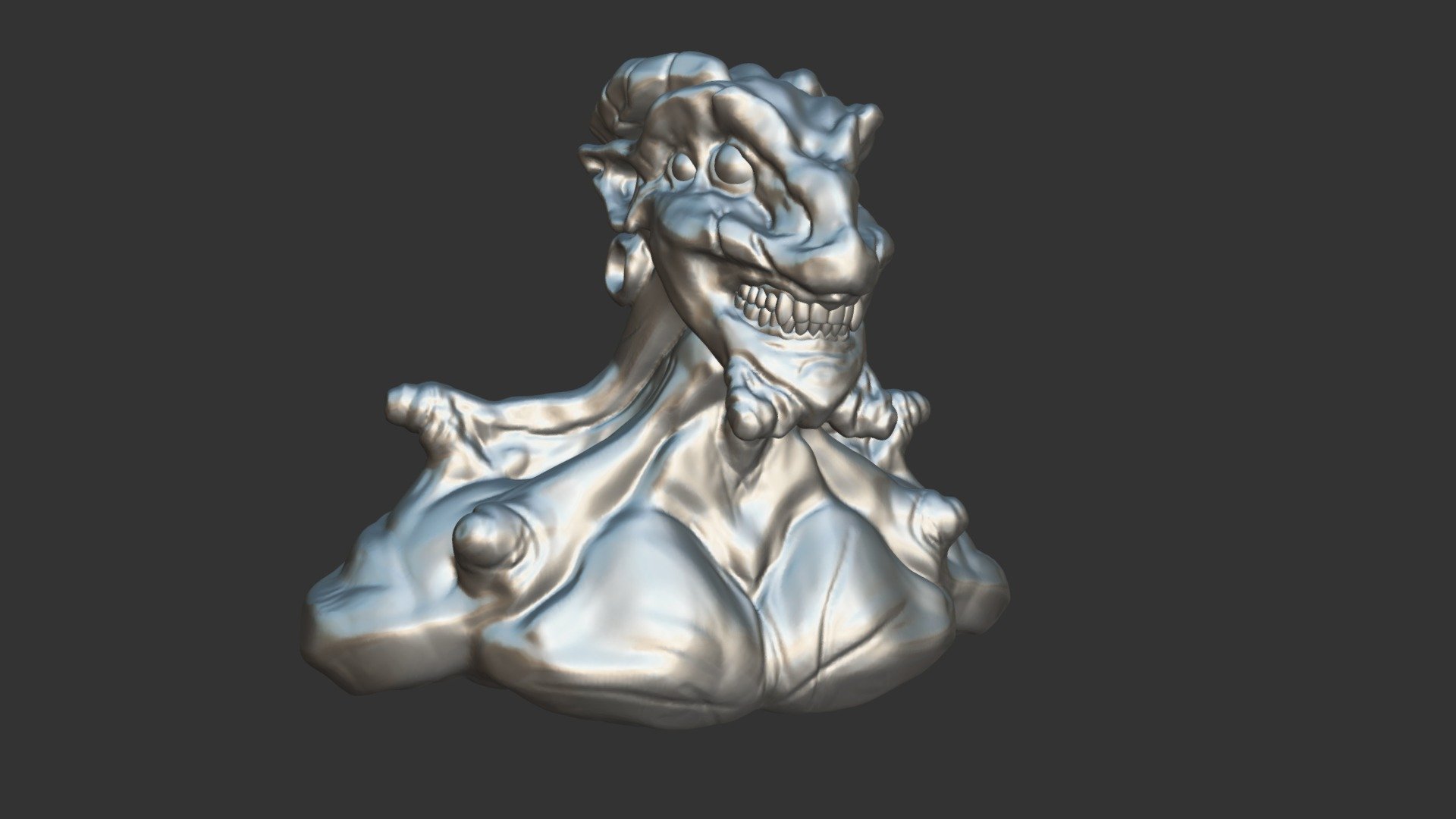 Gargoyle head - 3D model by gregorey [483d15d] - Sketchfab