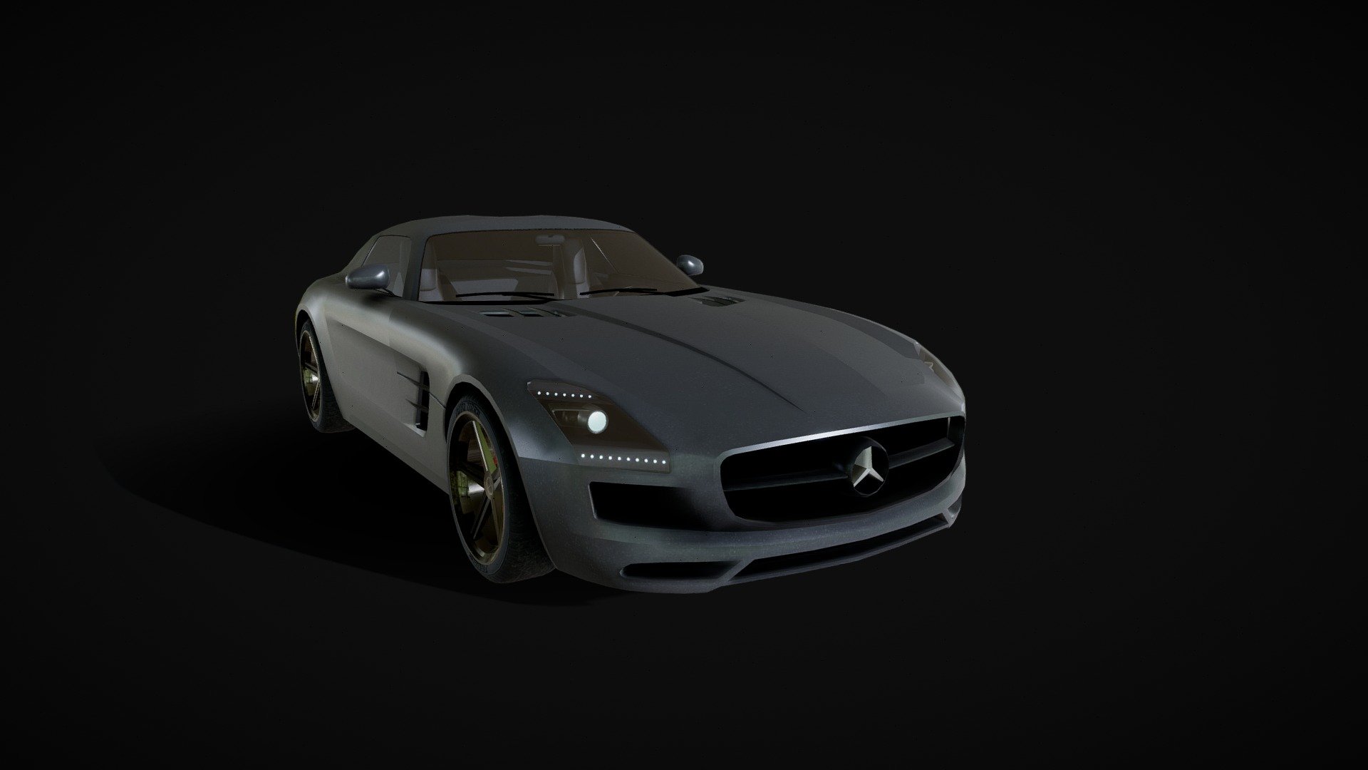 SLS Mercedes - Download Free 3D model by Sirenko [483efc4] - Sketchfab
