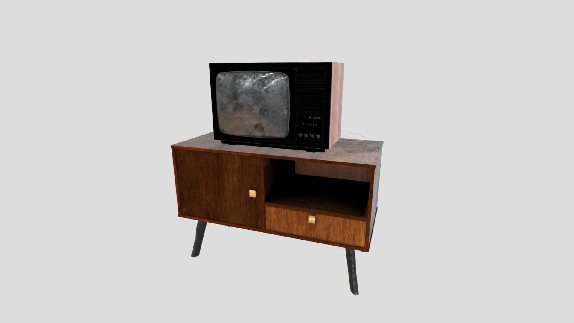 Retro TV - 3D model by Parievskiy (@parievskiy02) [4840560] - Sketchfab
