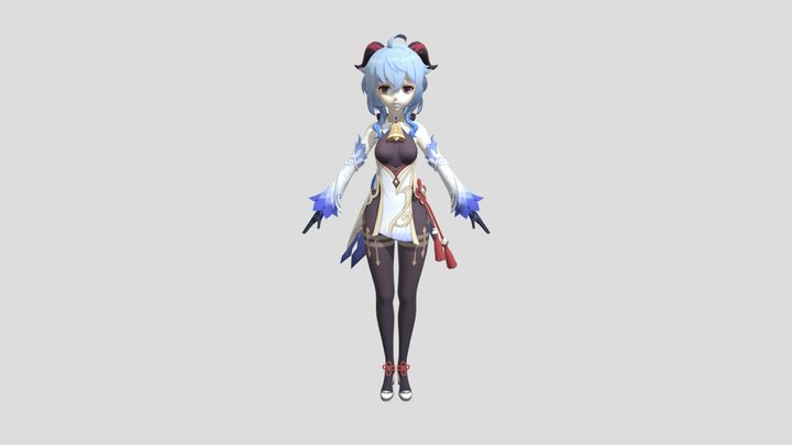 Ganyu 3D models - Sketchfab