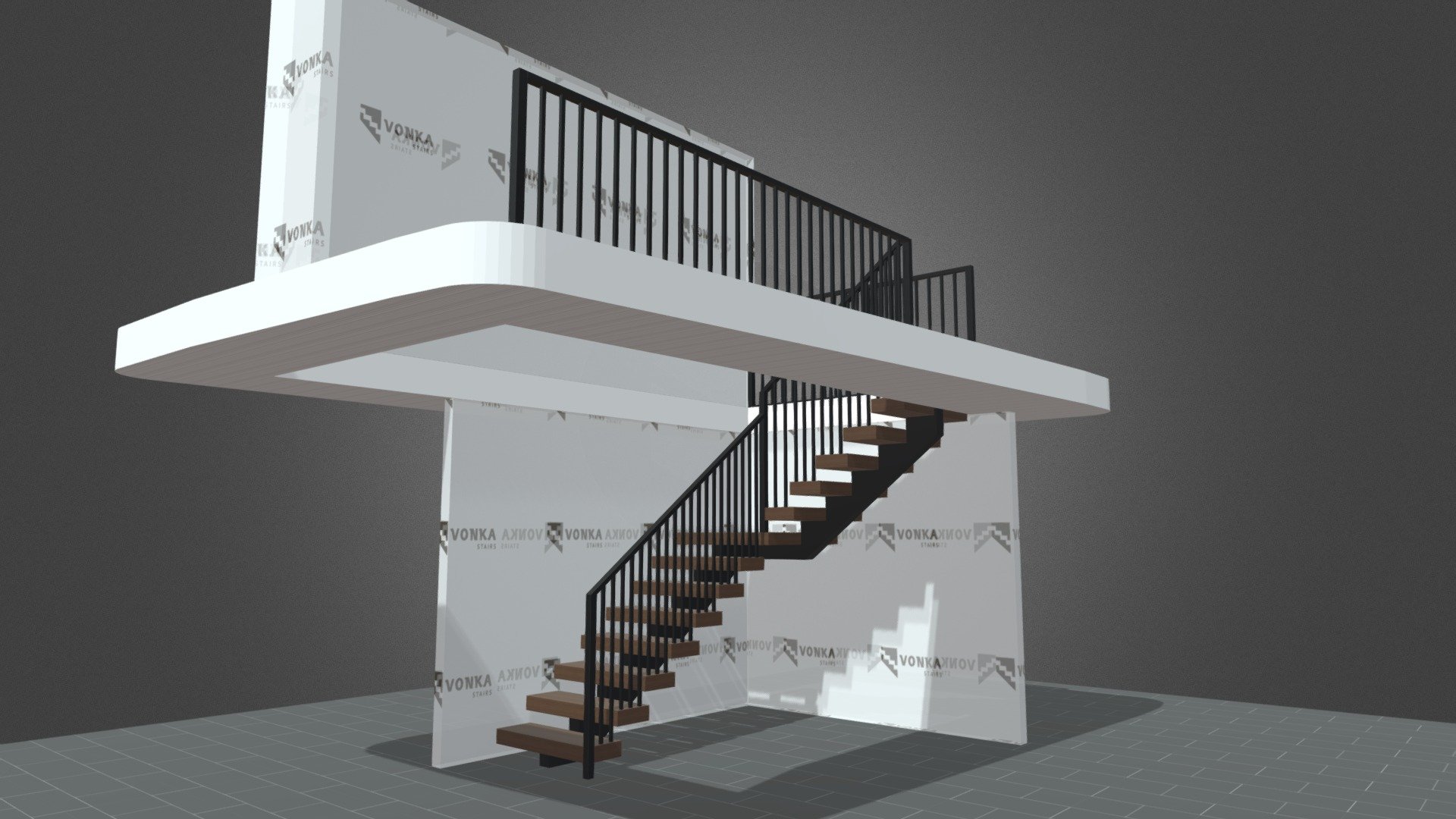 Jack v1 home4 - Download Free 3D model by Arek @ Vonka Stairs (@A.Vonka ...