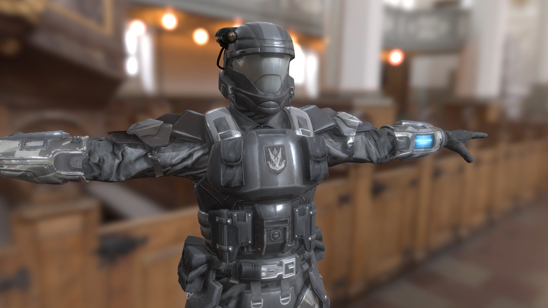 Custom A-9 Helljumper ODST (Kitbash) (Rigged) - Download Free 3D model by Rovex (@Rovex833 ...