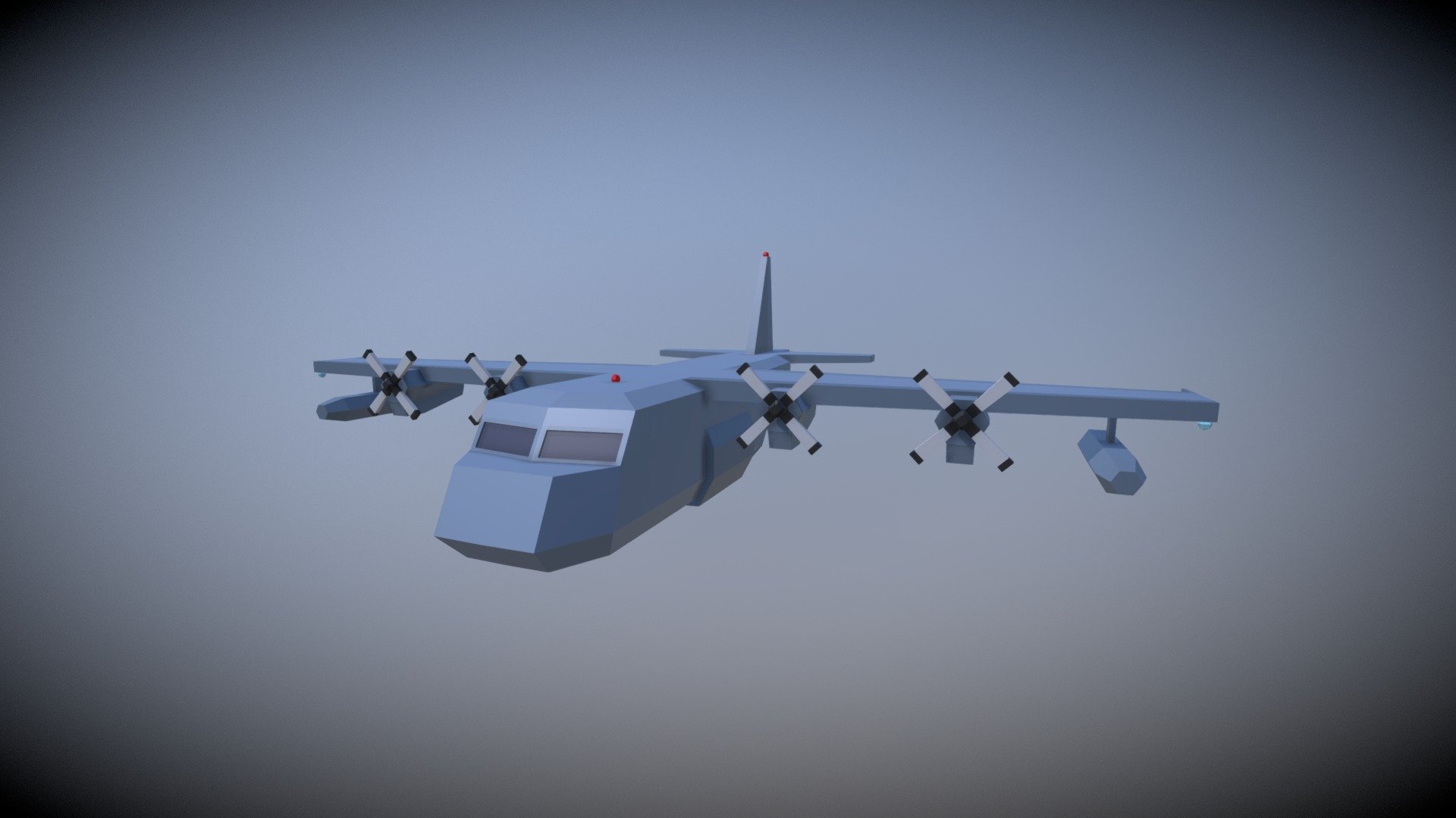 Cargo Plane - CG - 3D model by fiffe [48432ee] - Sketchfab