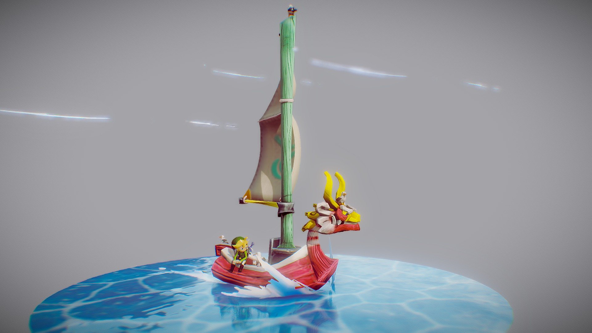 Zelda the Wind Waker - Unexpected Encounter - 3D model by Dylan Durupt ...