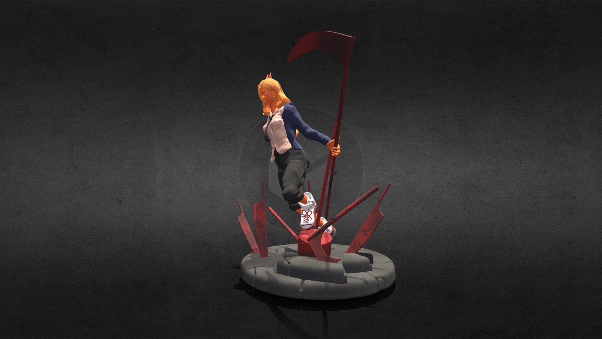 Power from chainsaw man - Download Free 3D model by ShmeliArt [48456a3 ...