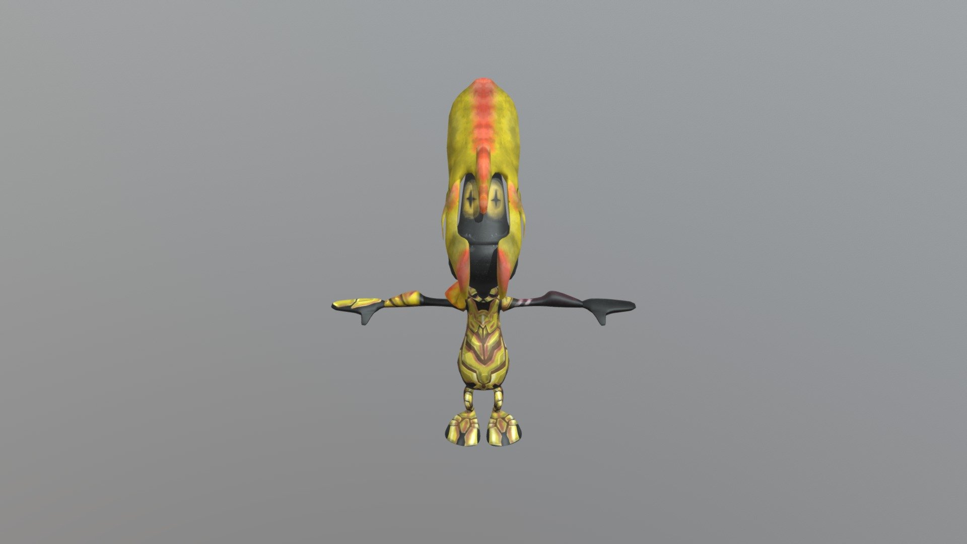 Alien Warrior - 3D model by Paraless [4845de6] - Sketchfab
