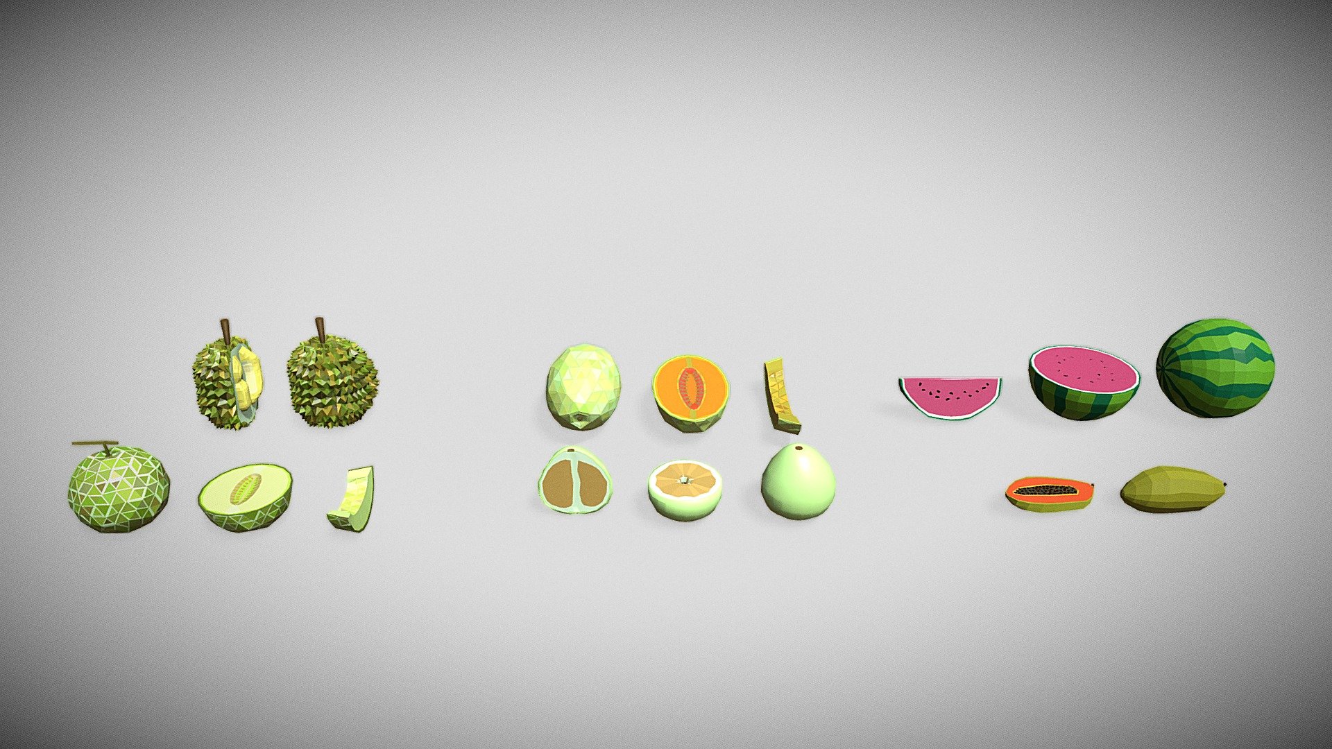 Fruit Pack 3 - Buy Royalty Free 3D model by businessyuen [484678a ...