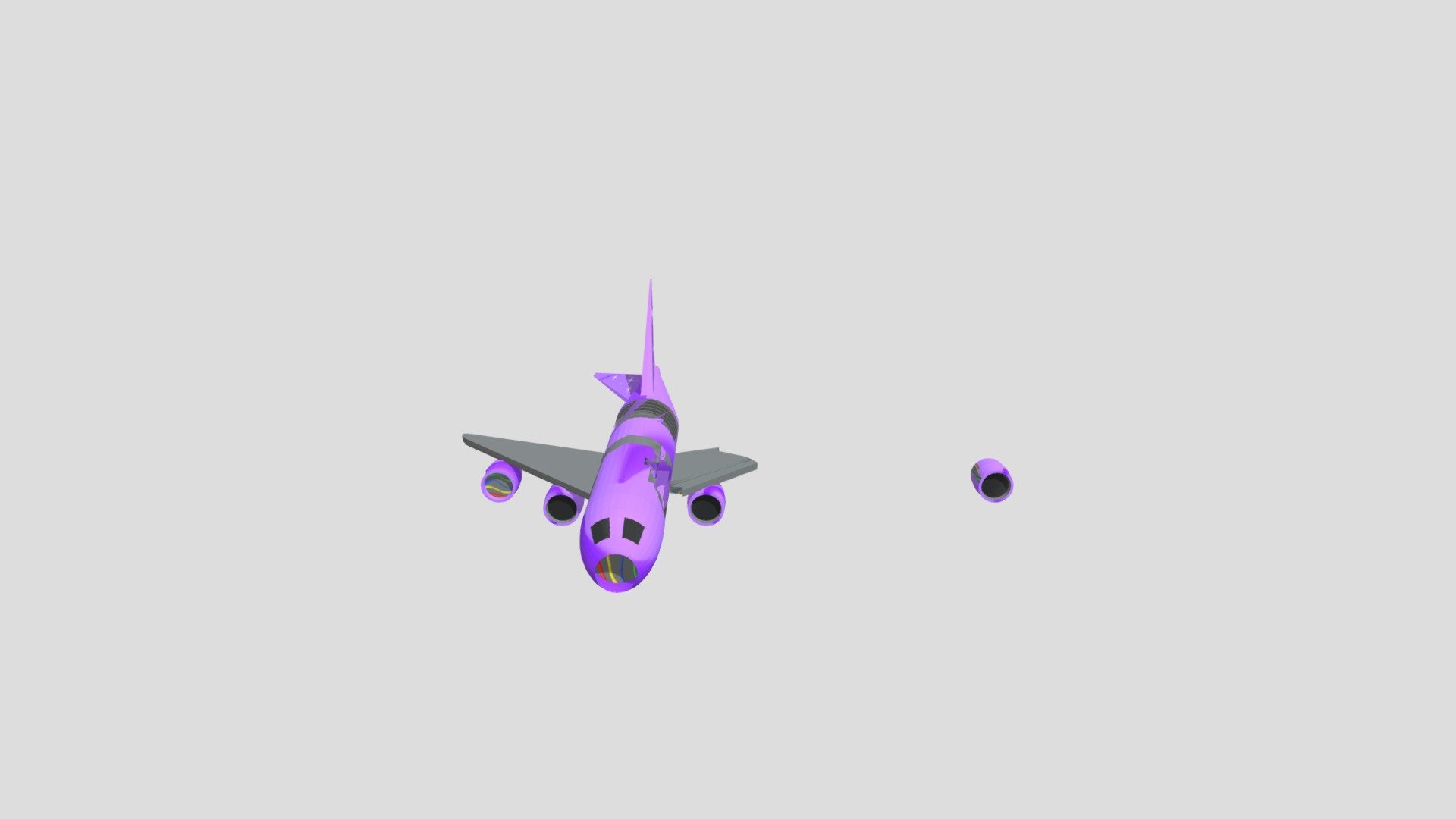 Plane Crash. - 3D model by Megan (@dc400253801) [484793a] - Sketchfab
