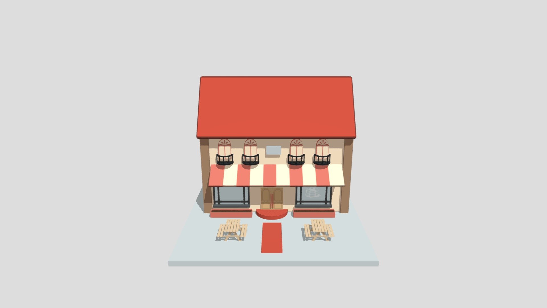 Cake Shop - 3D model by yzeee99 [4847f9a] - Sketchfab