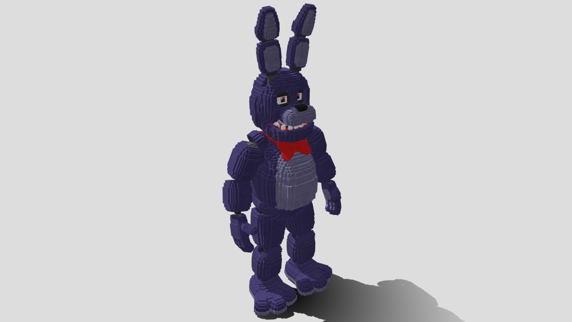Bonnie The Bunny [Minecraft] - 3D model by Kidey11 [48480af] - Sketchfab