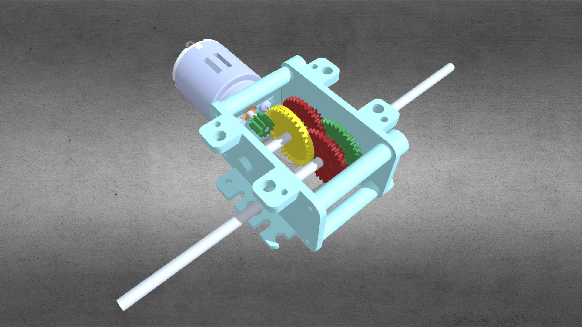 Gear motor - Buy Royalty Free 3D model by Sitetechno.fr [484a814 ...
