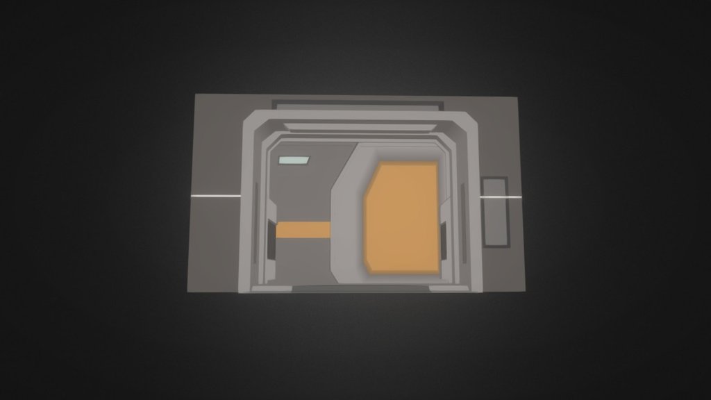 Low poly Double door - 3D model by myoxus [484b2b9] - Sketchfab