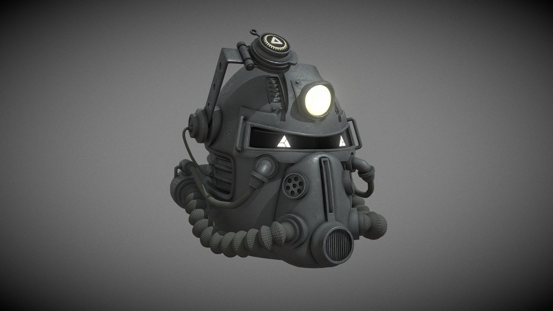 Fallout T-51B Helmet Brotherhood of Steel - Buy Royalty Free 3D model ...