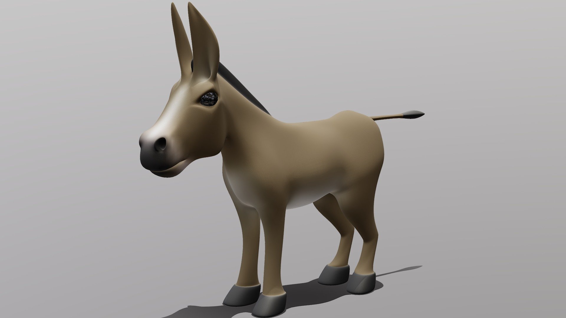 Character Donkey - Download Free 3D model by Jelvehkar ...