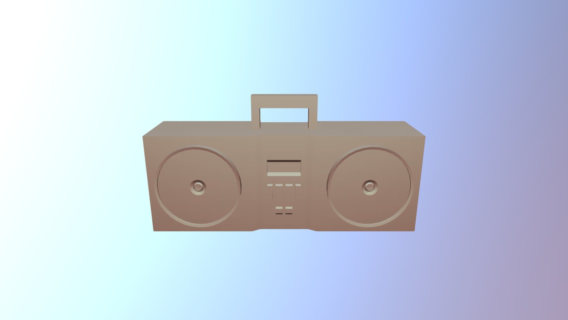 Project 5: Boombox - Download Free 3D model by Apex-Knight [484e6b4 ...