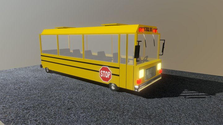 School-bus 3D models - Sketchfab
