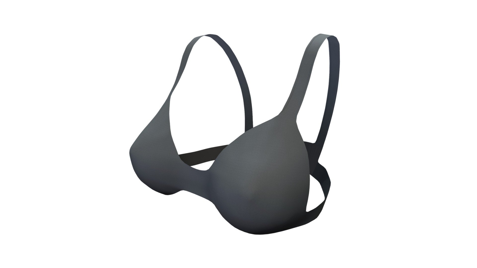 Black Bra Top - Buy Royalty Free 3D model by 3dia [48509a2] - Sketchfab ...