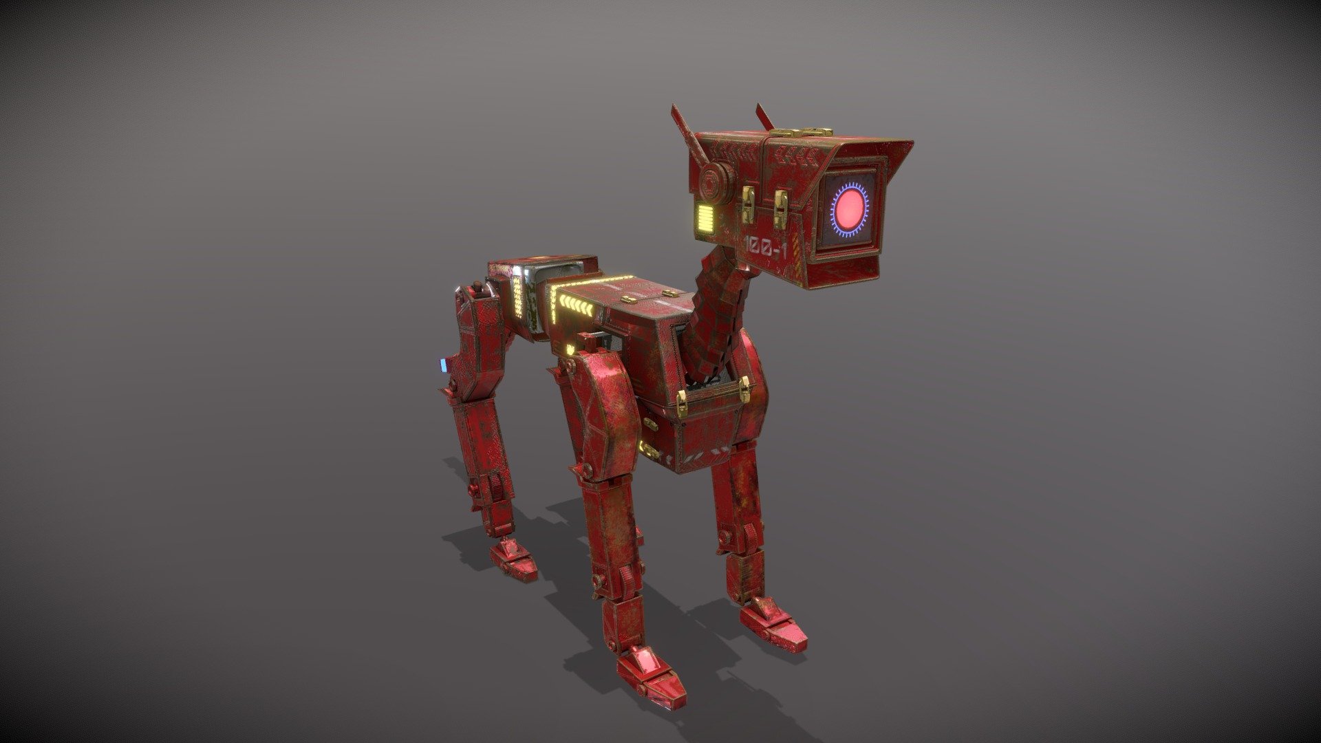 Robot K-9 - 3D model by YGao.3 [4852388] - Sketchfab