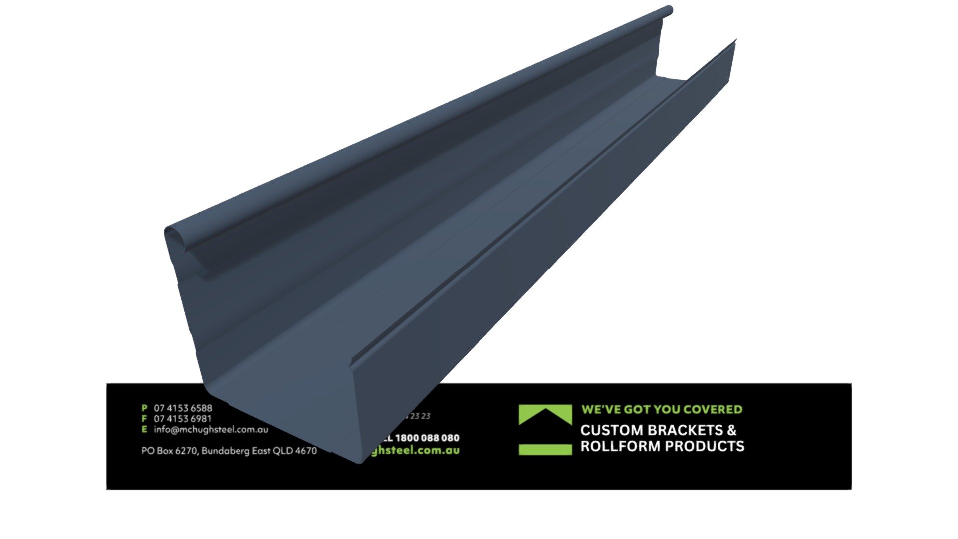 SQGDO Squareline Gutter Colorbond Deep Ocean - 3D model by mchughsteel ...