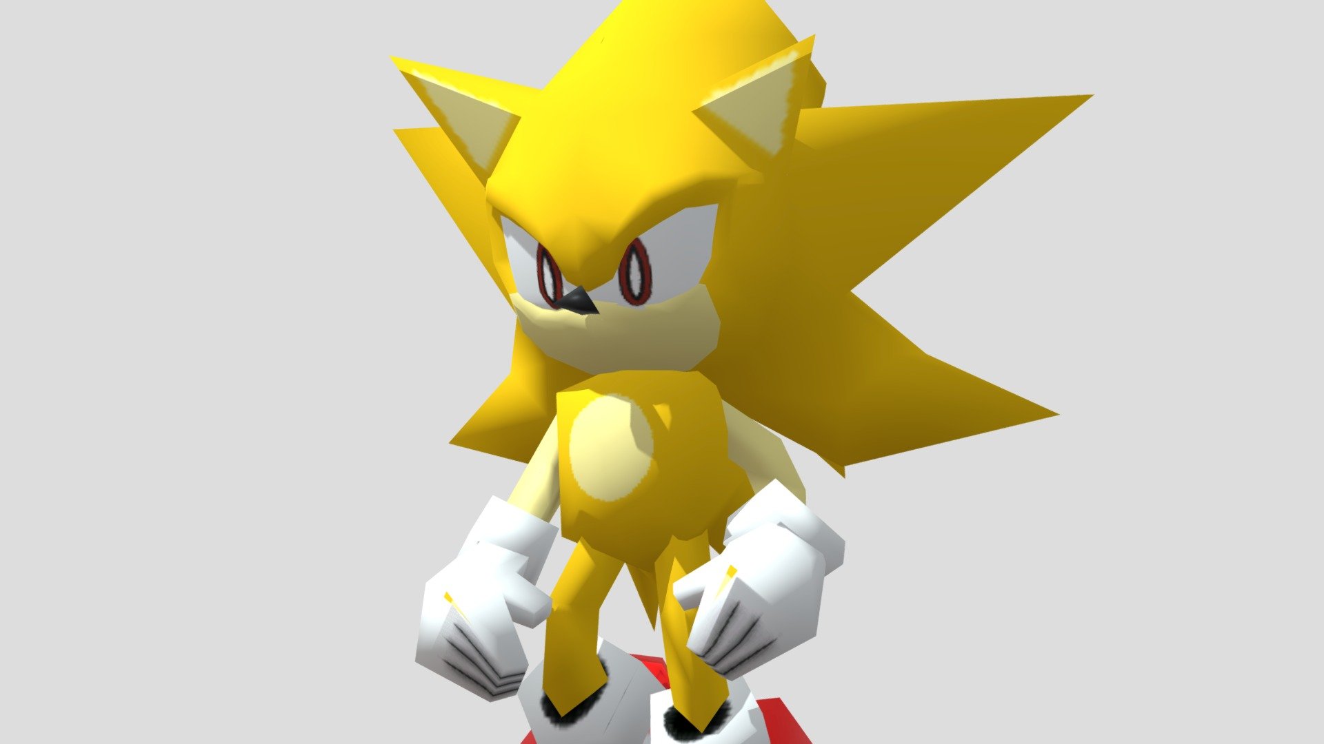 Super Sonic - Sonic Shuffle - Download Free 3D model by ...
