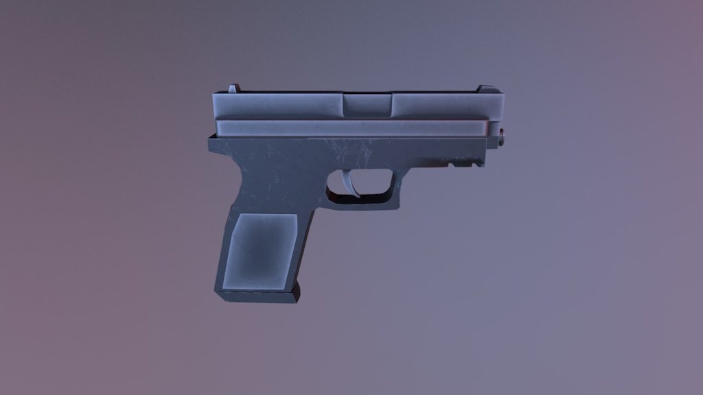 Gun - 3D model by gohgengmin98 [4855730] - Sketchfab