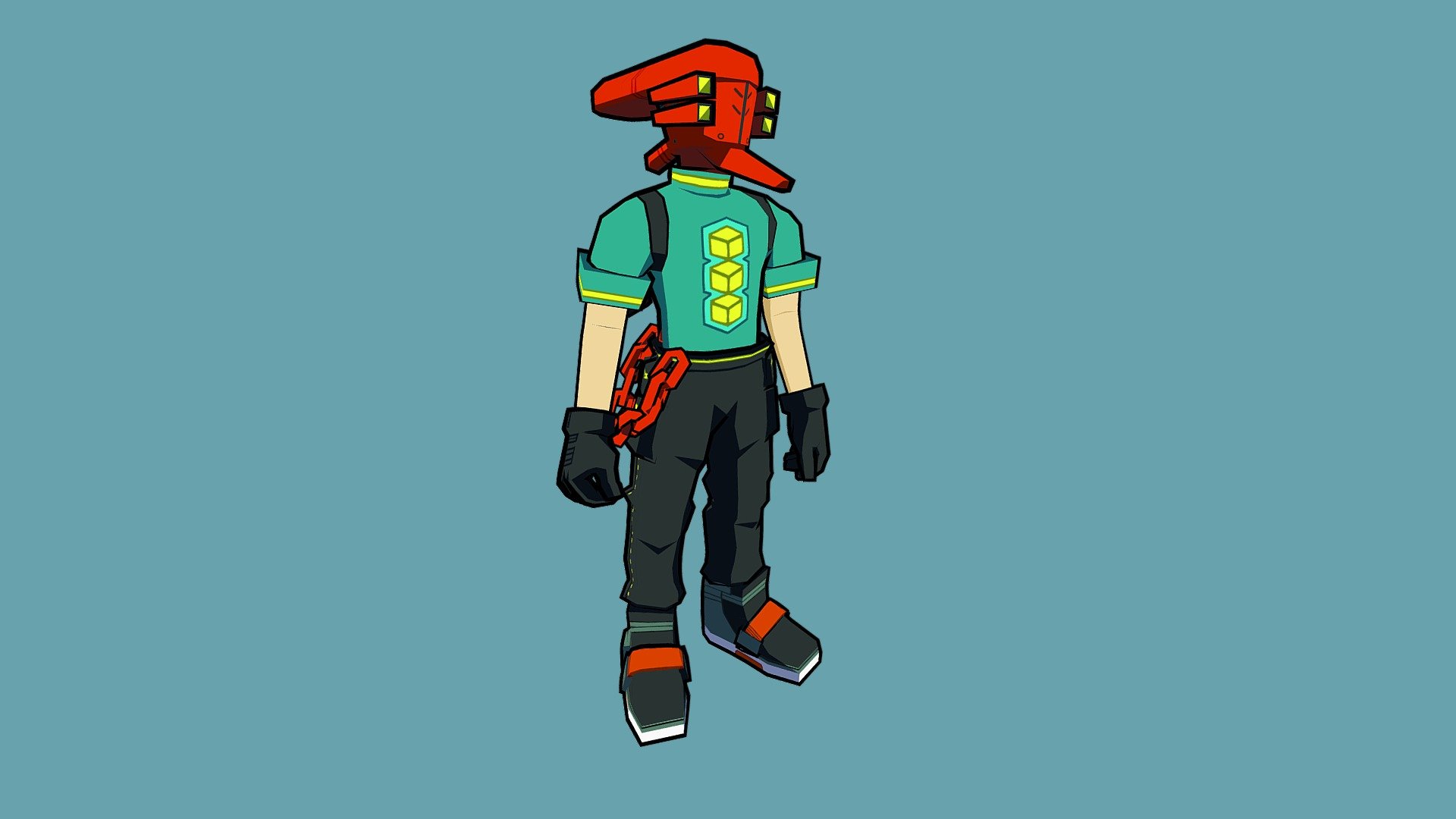 Bomb Rush Cyberfunk fanart - 3D model by Lazlo (@Lazlo_1) [4855785 ...