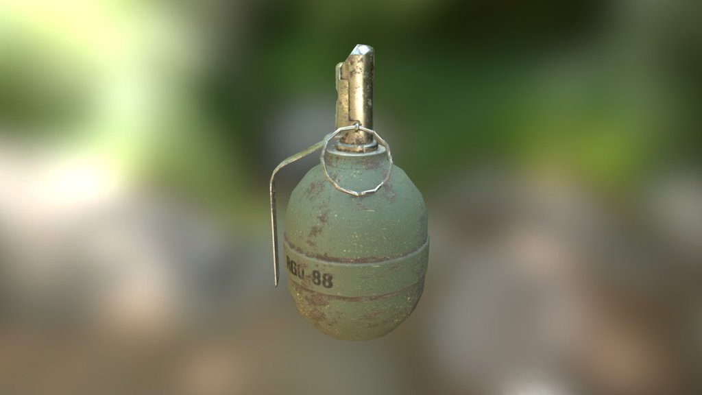 Grenade RGO-88 - 3D model by kadamin (@ekstazjon) [4855c2c] - Sketchfab