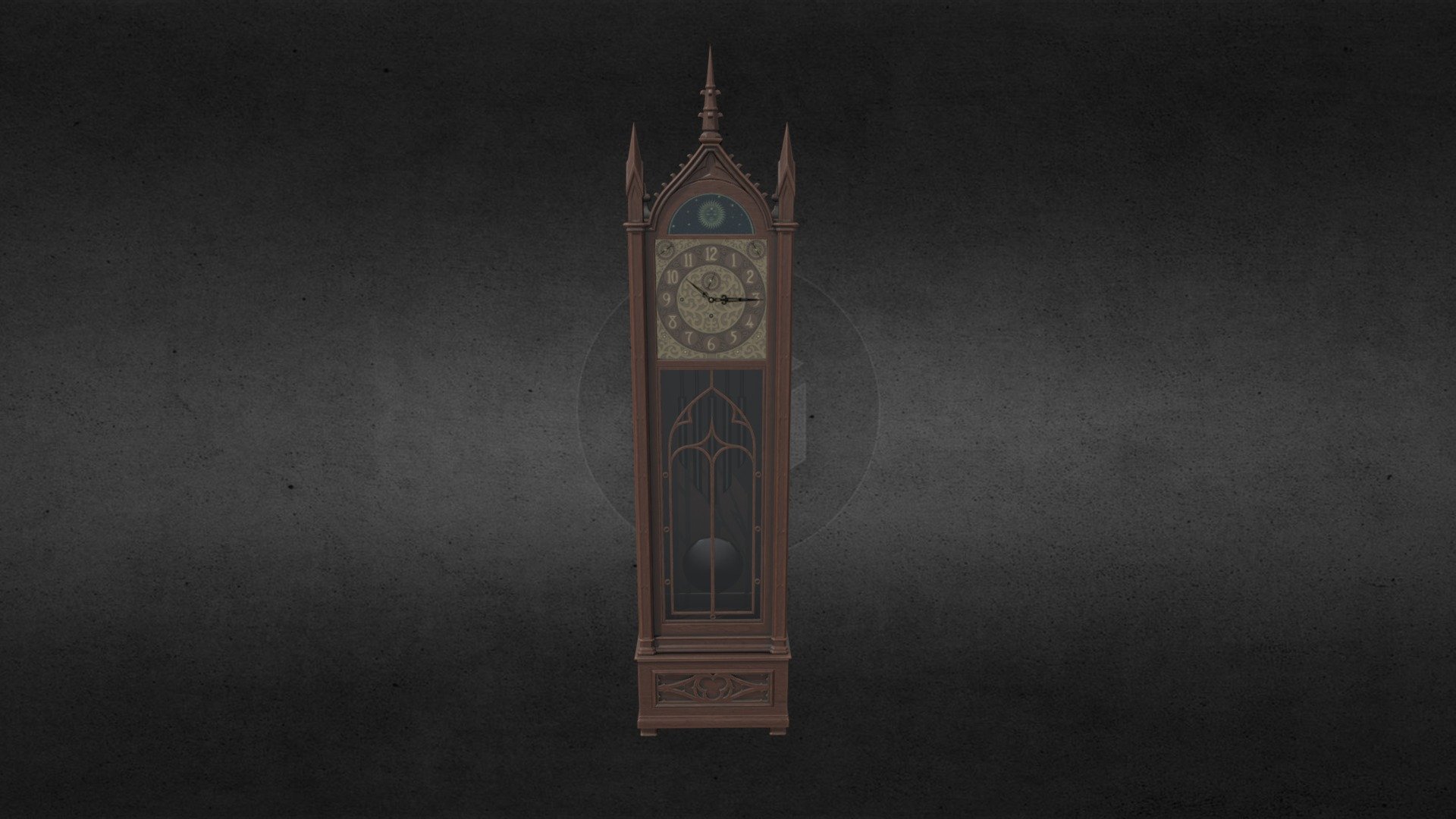 Titan clock man back clock - Download Free 3D model by Clockman ...