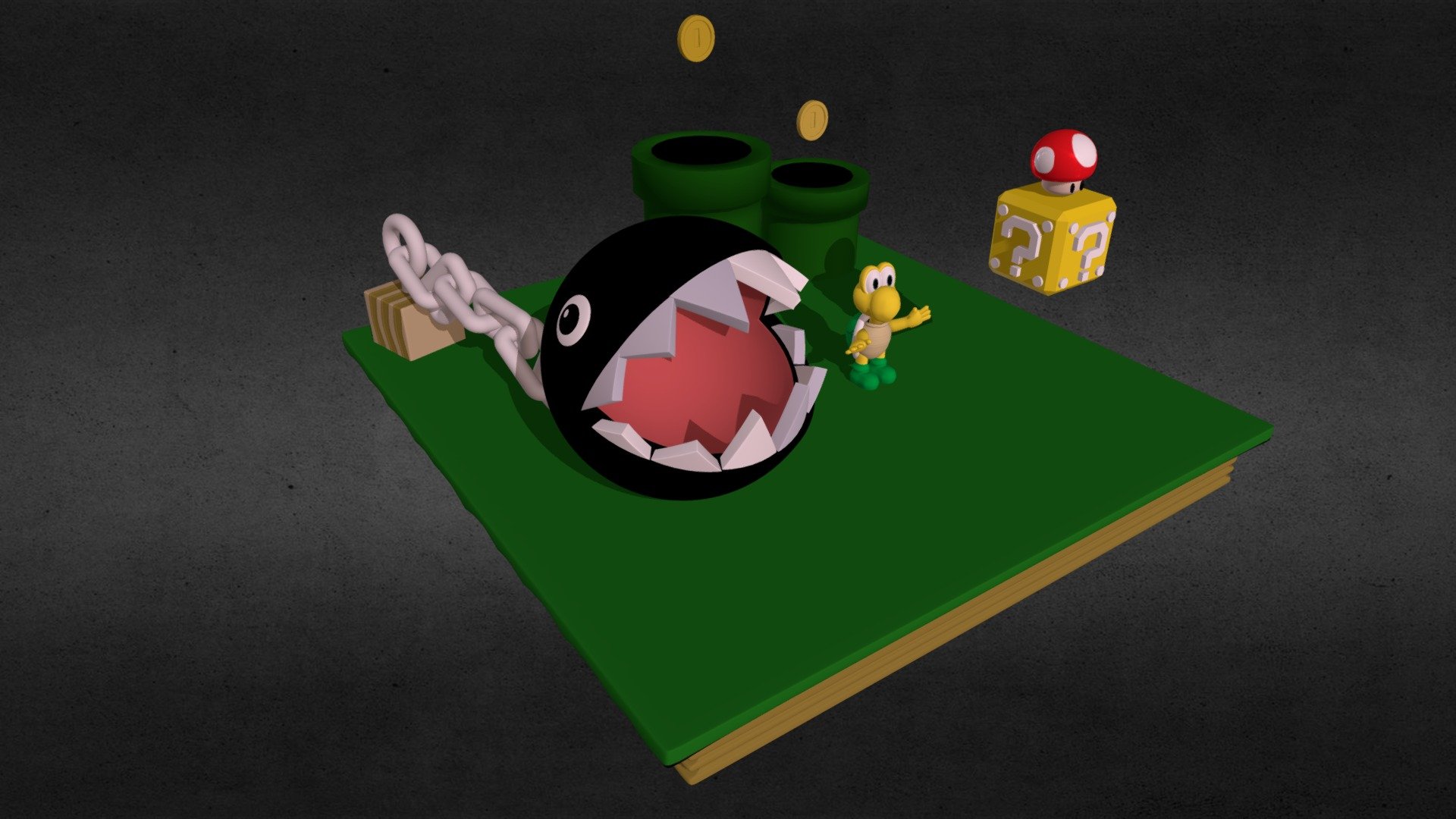 Diorama Mario Bros / Koopa - 3D model by Sofía (@sofibonifasi) [48598be ...