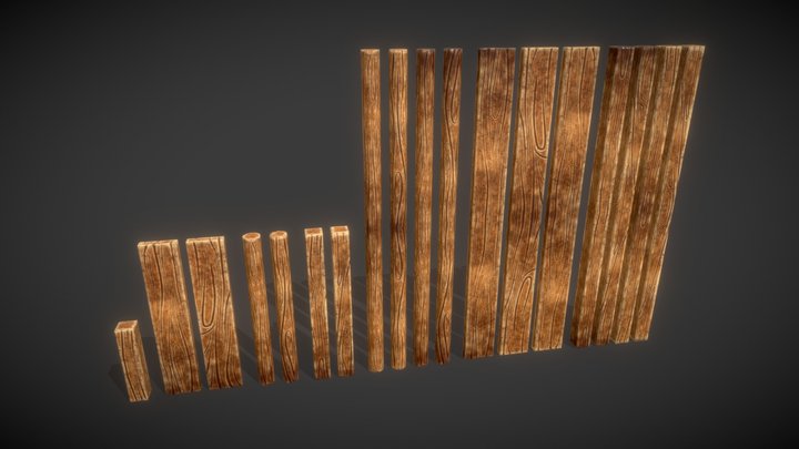 Planks 3D models - Sketchfab