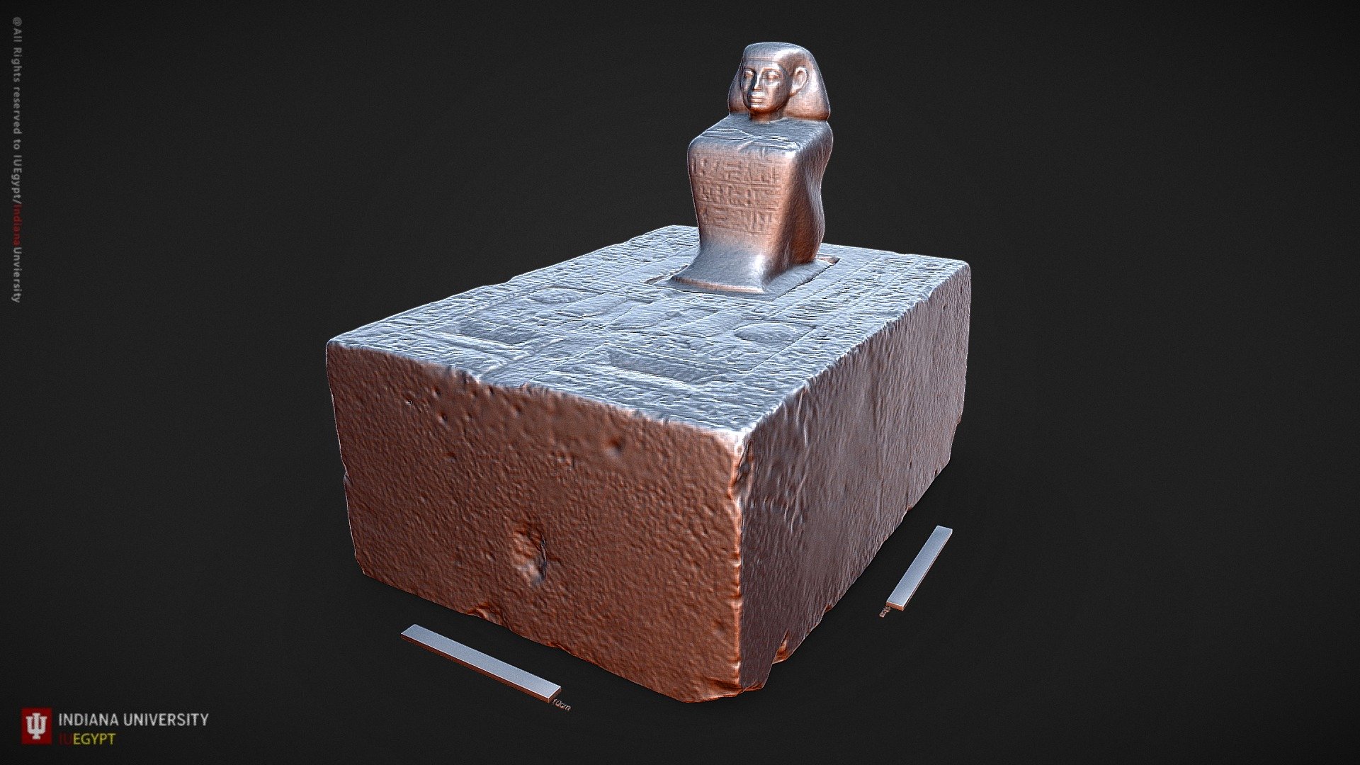 Statue of Ipepy - Detail - 3D model by iuegypt [485b058] - Sketchfab
