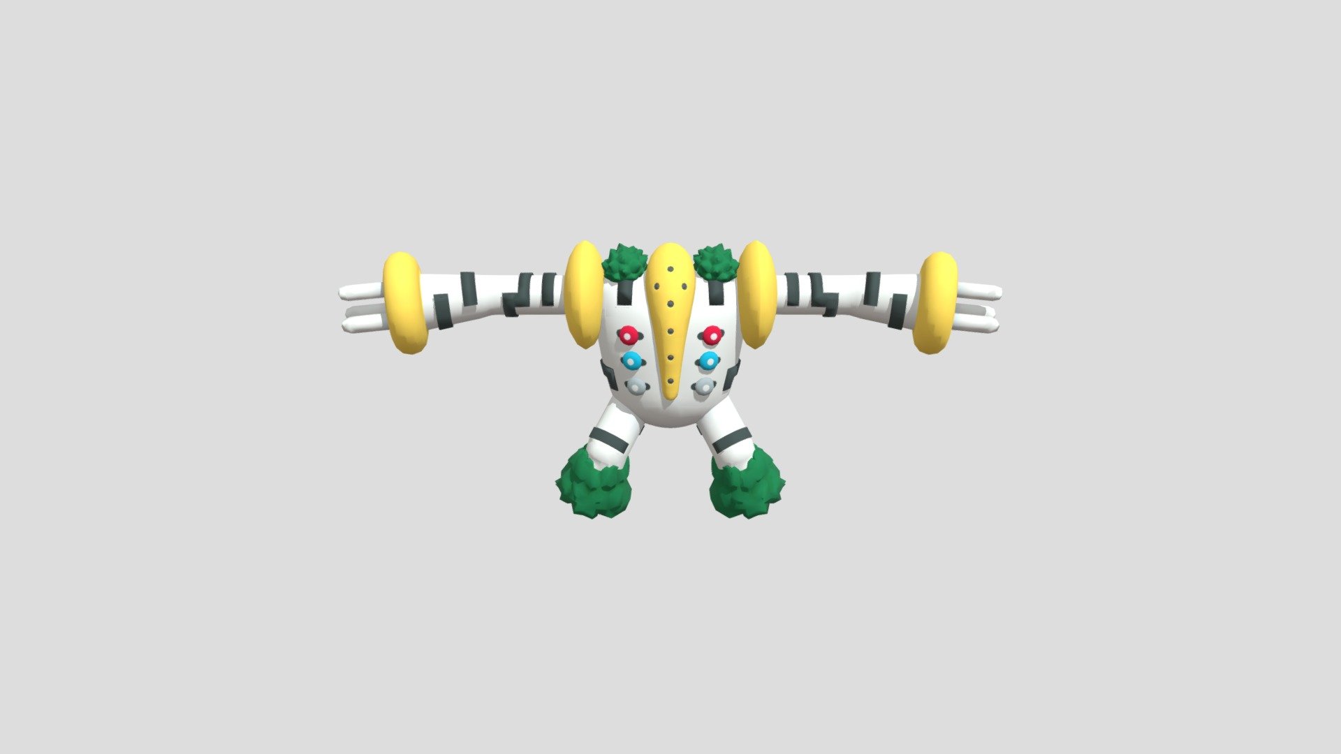 3DS - Pokedex 3D Pro - 486 Regigigas - Download Free 3D model by ...