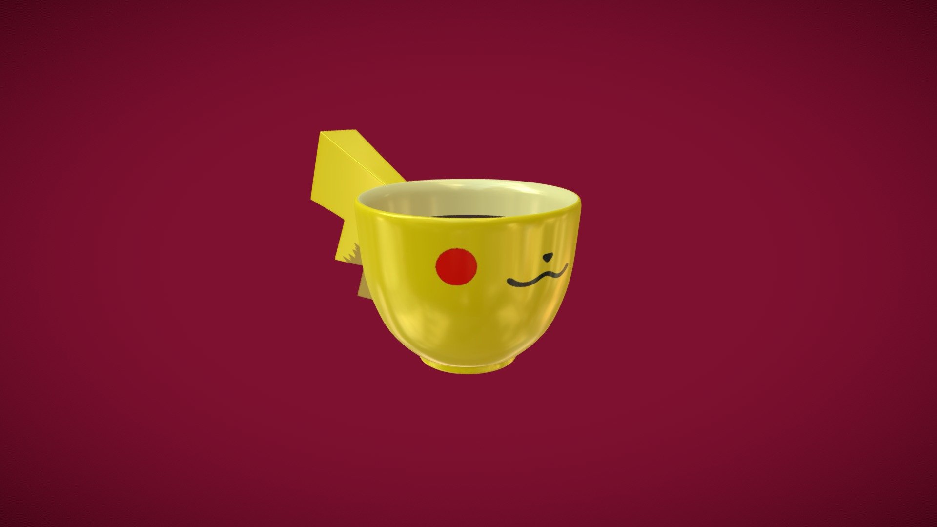 Pikachu Cup - Download Free 3D model by Minimal Stuff / alvarezgrafica ...