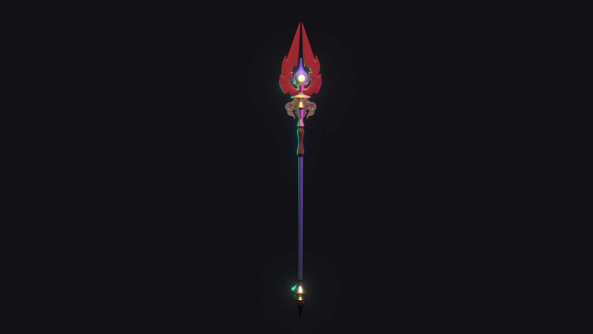Stylized fantasy spear - Download Free 3D model by Aaartishok [485cc54 ...