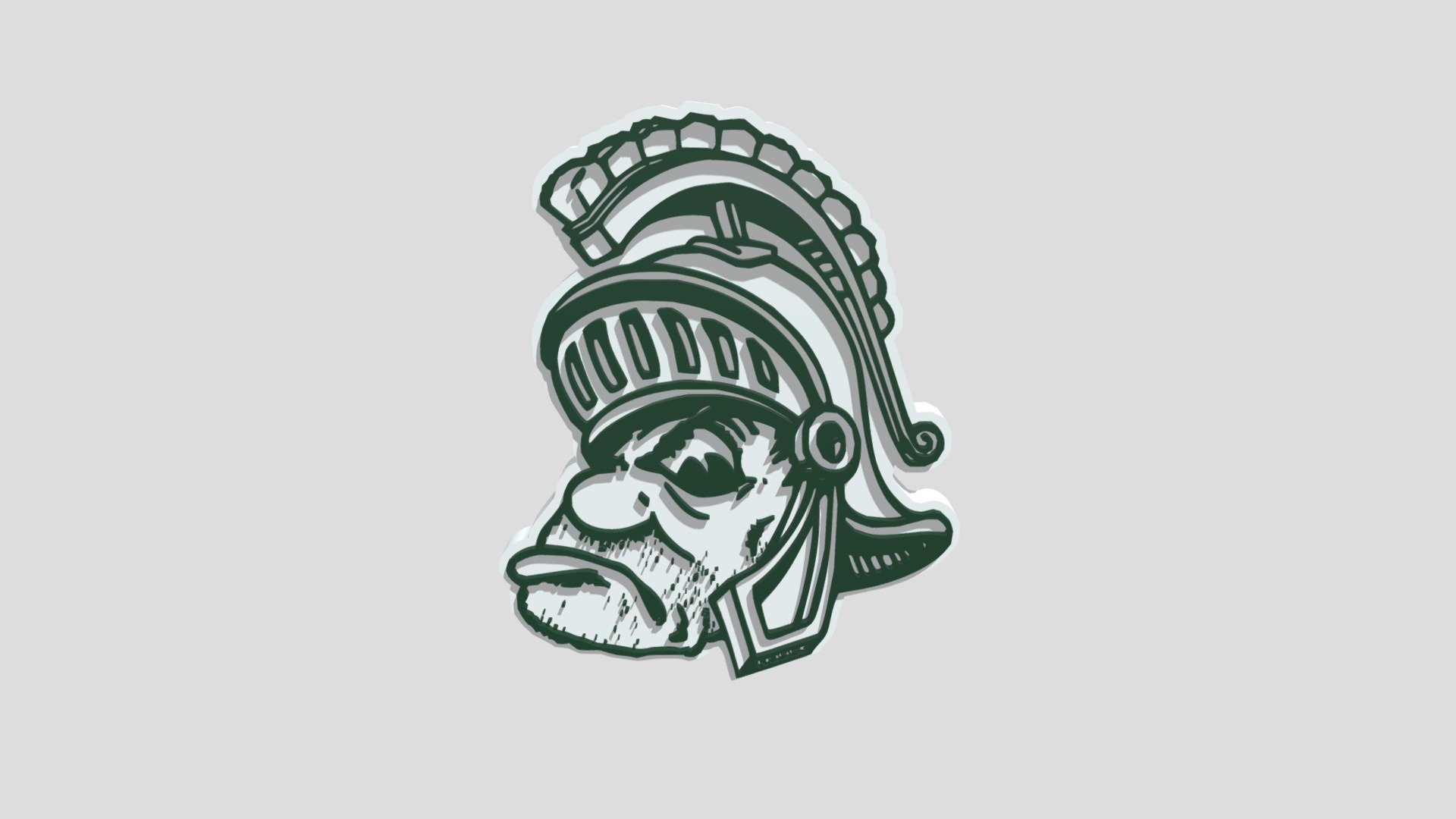 Michigan State Small - 3D model by BrandXR [485e0d4] - Sketchfab