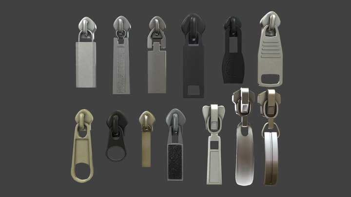 Zipper 3D models - Sketchfab