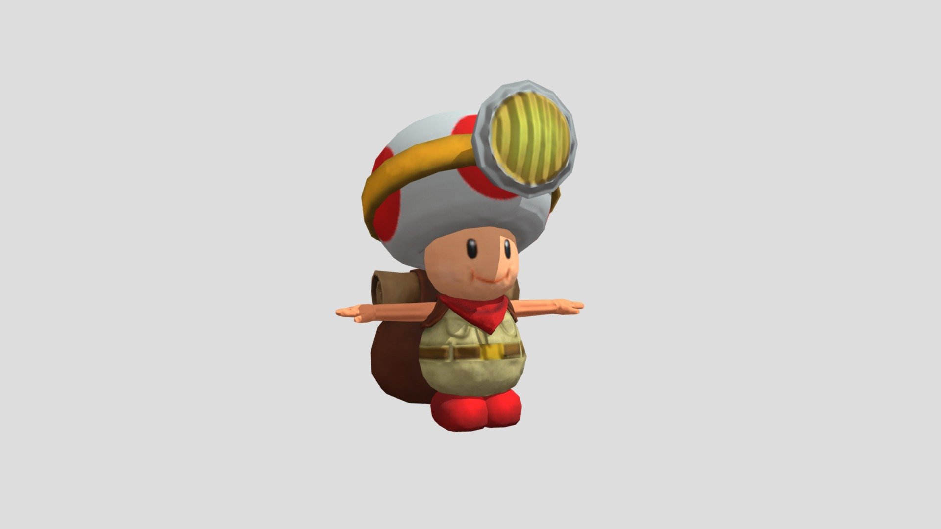 Captain Toad - 3D model by tirrellclark.75 [485e855] - Sketchfab