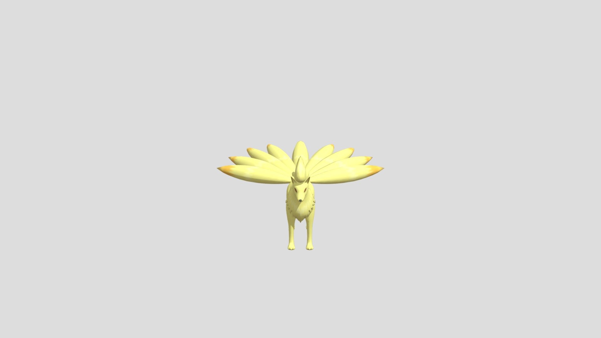 3DS - Pokemon X Y - 038 Ninetales - 3D model by Cubone0711 [485ff0f ...