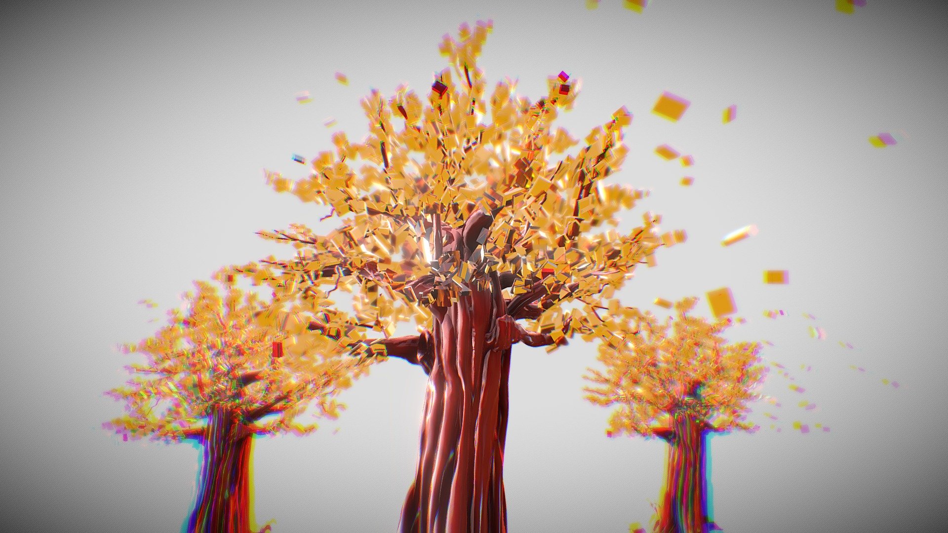 Crystal tree tree cartoon tree model 3D model - Buy Royalty Free 3D ...